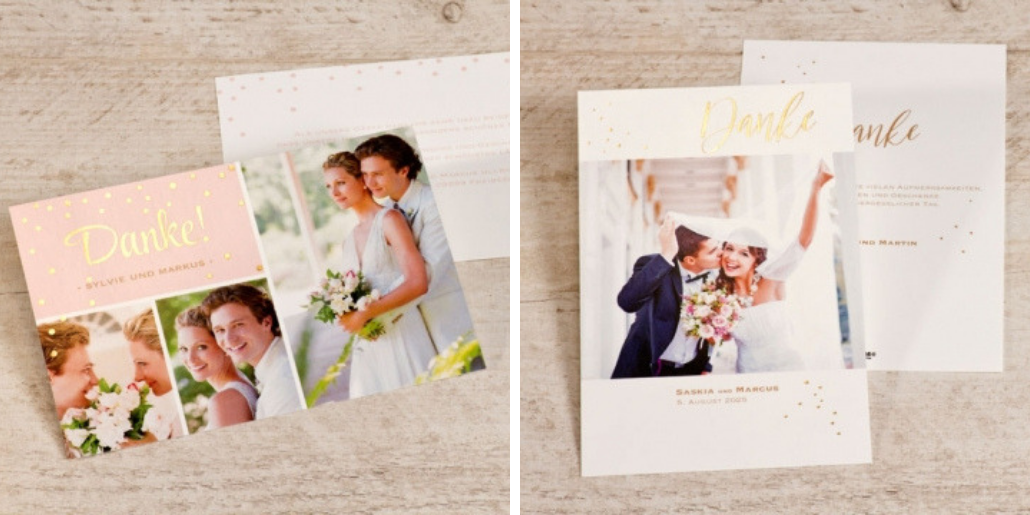 ♥ Gestaltungsideen und Sprüche für Ihre Danksagungen zur Hochzeit ...